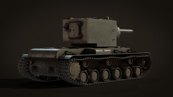 Soviet kv-2 gameready 3D model - TurboSquid 1471225