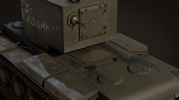 Soviet kv-2 gameready 3D model - TurboSquid 1471225