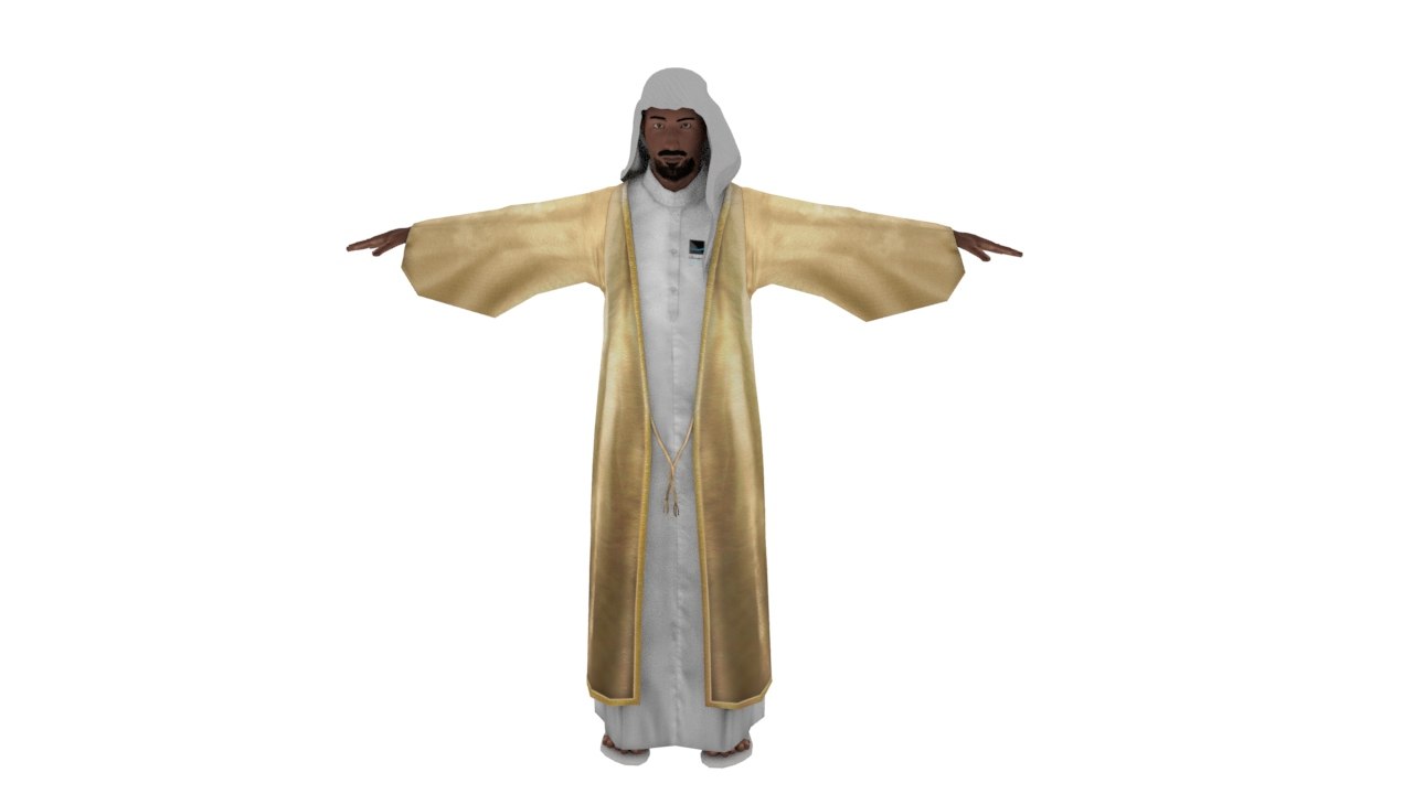 3D muslim man - TurboSquid 1471245