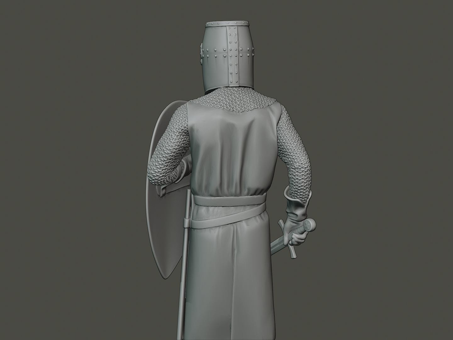 modelo 3d Caballero Templario Stand2 T1 - TurboSquid 1471313