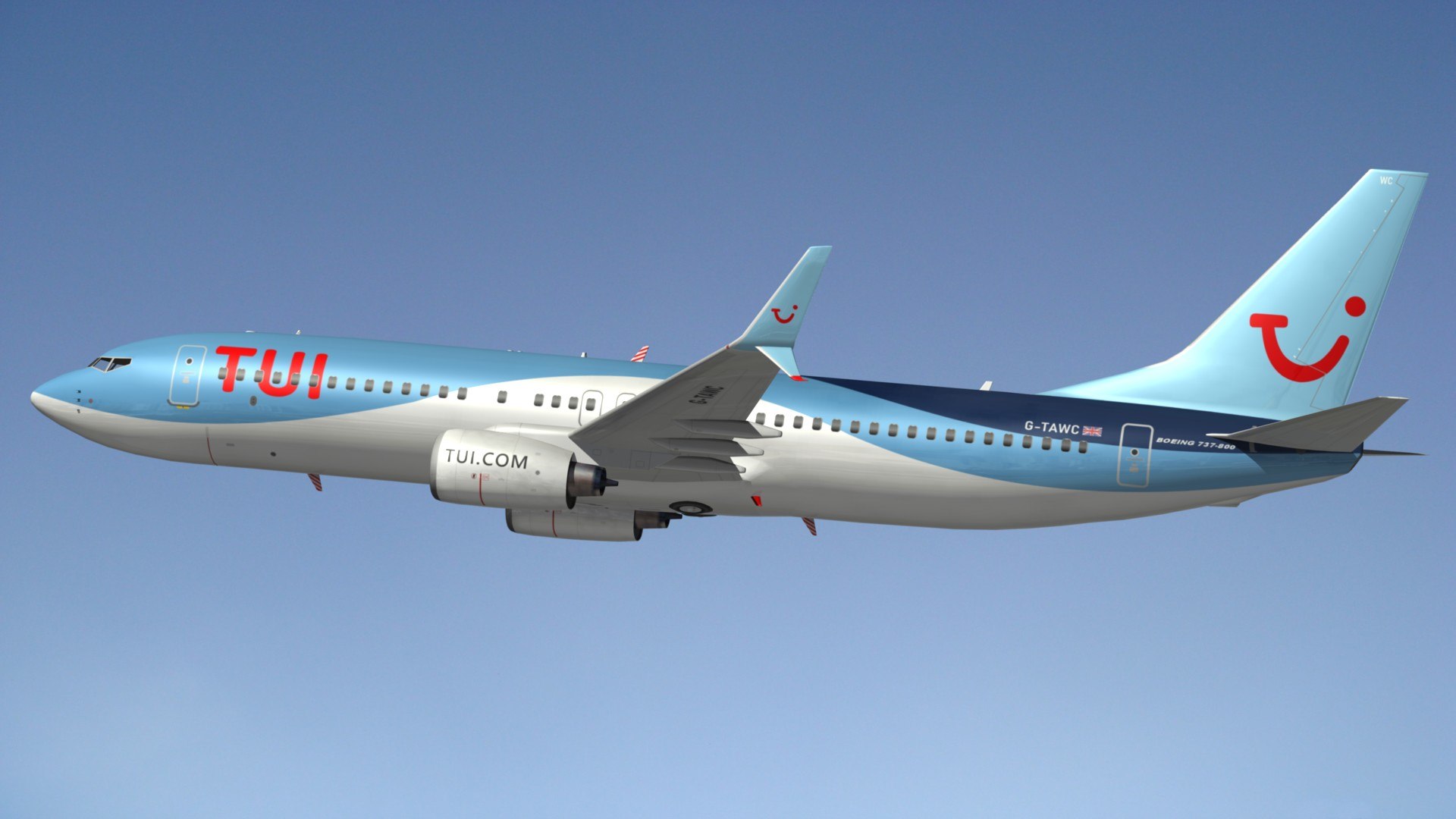 Boeing tui 3D model - TurboSquid 1471392