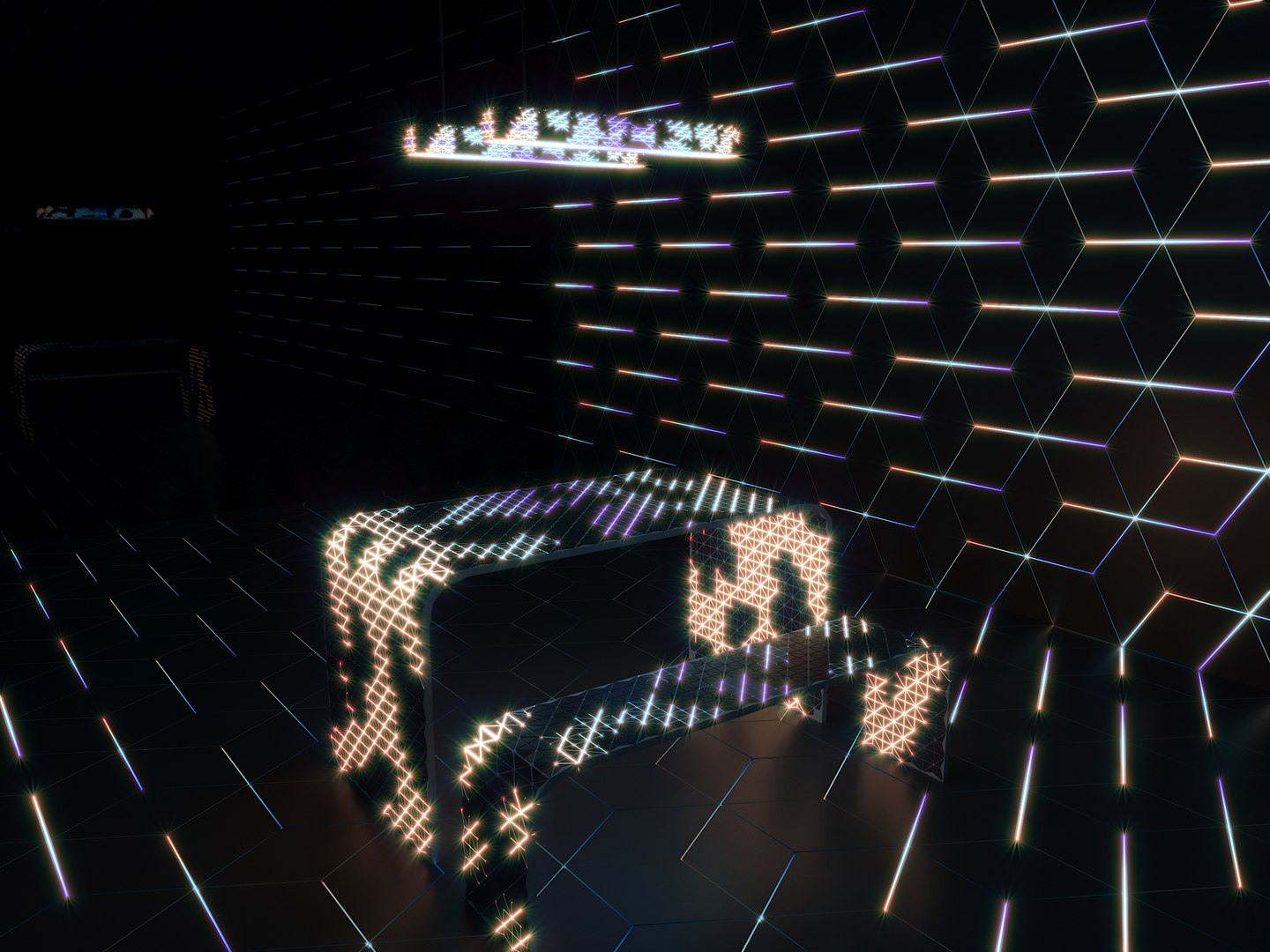 Dark abstract room 3D model - TurboSquid 1471617