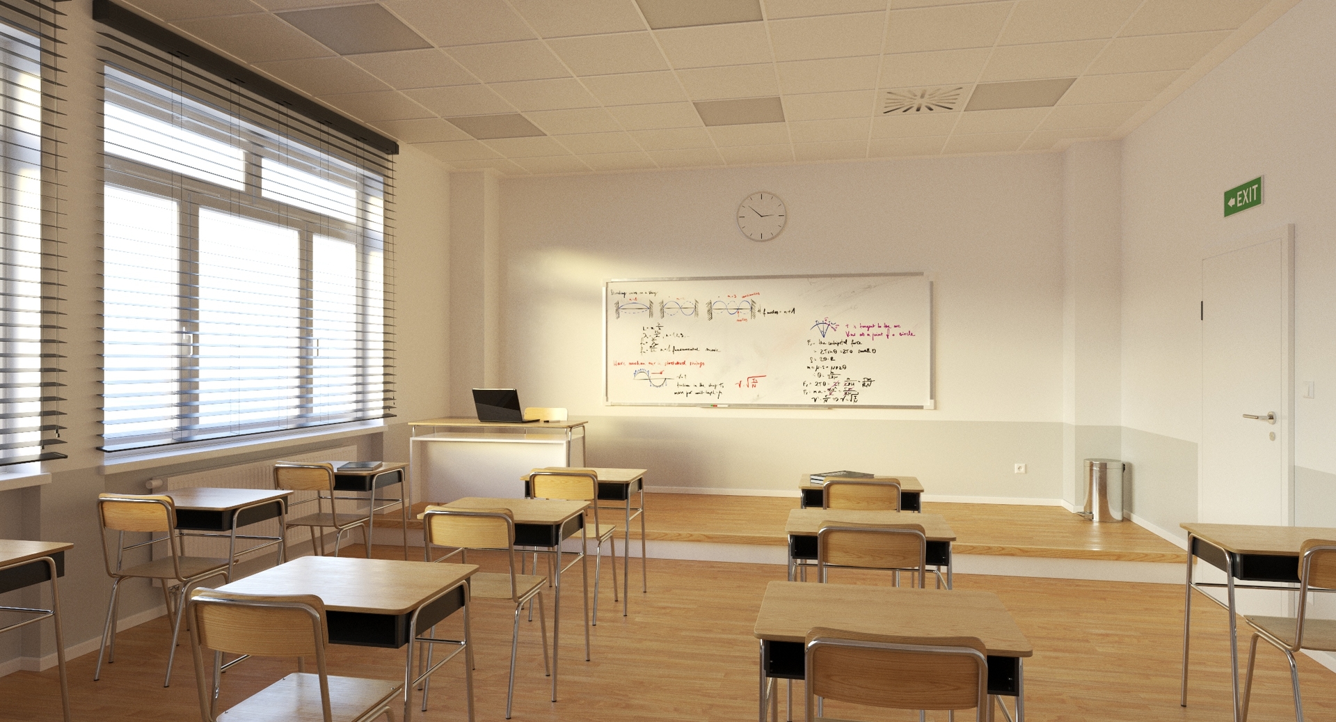 Sala de aula Modelo 3D - TurboSquid 1471720