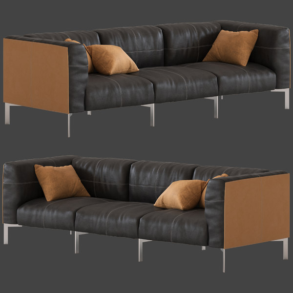 Poltrona Frau Bosforo Sofa 3D-Modell - TurboSquid 1471771