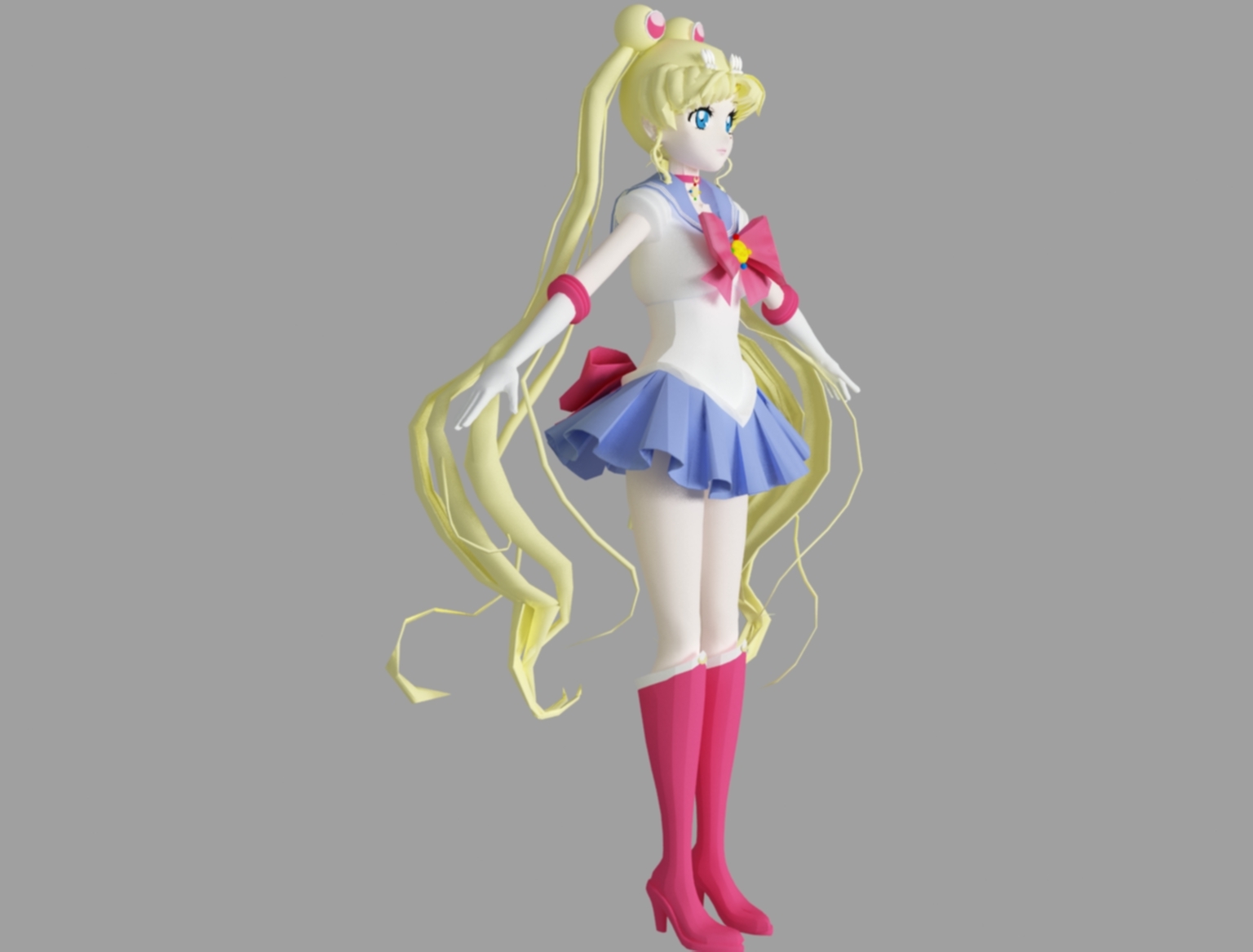 セーラームーン3dモデル Turbosquid 1471908