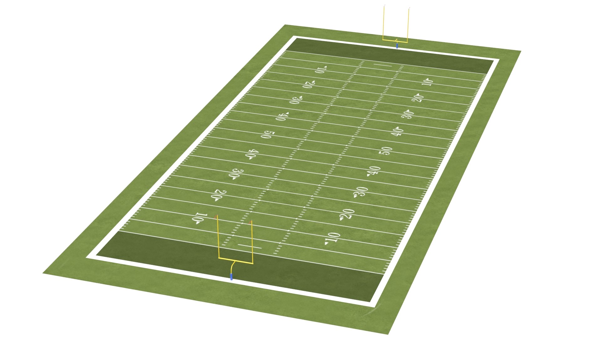 Real football field 3D model - TurboSquid 1471991