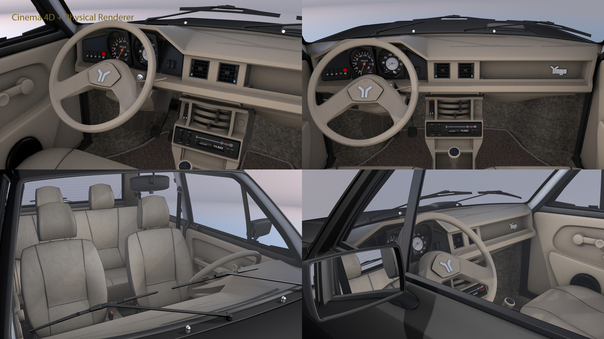 Yugo 45 3D model - TurboSquid 1472193