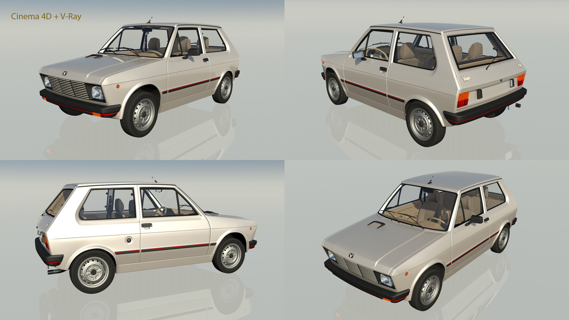 Yugo 45 3D model - TurboSquid 1472193