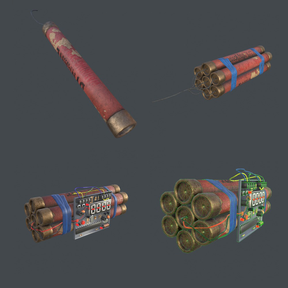 Dynamite ready games 3D model - TurboSquid 1467640