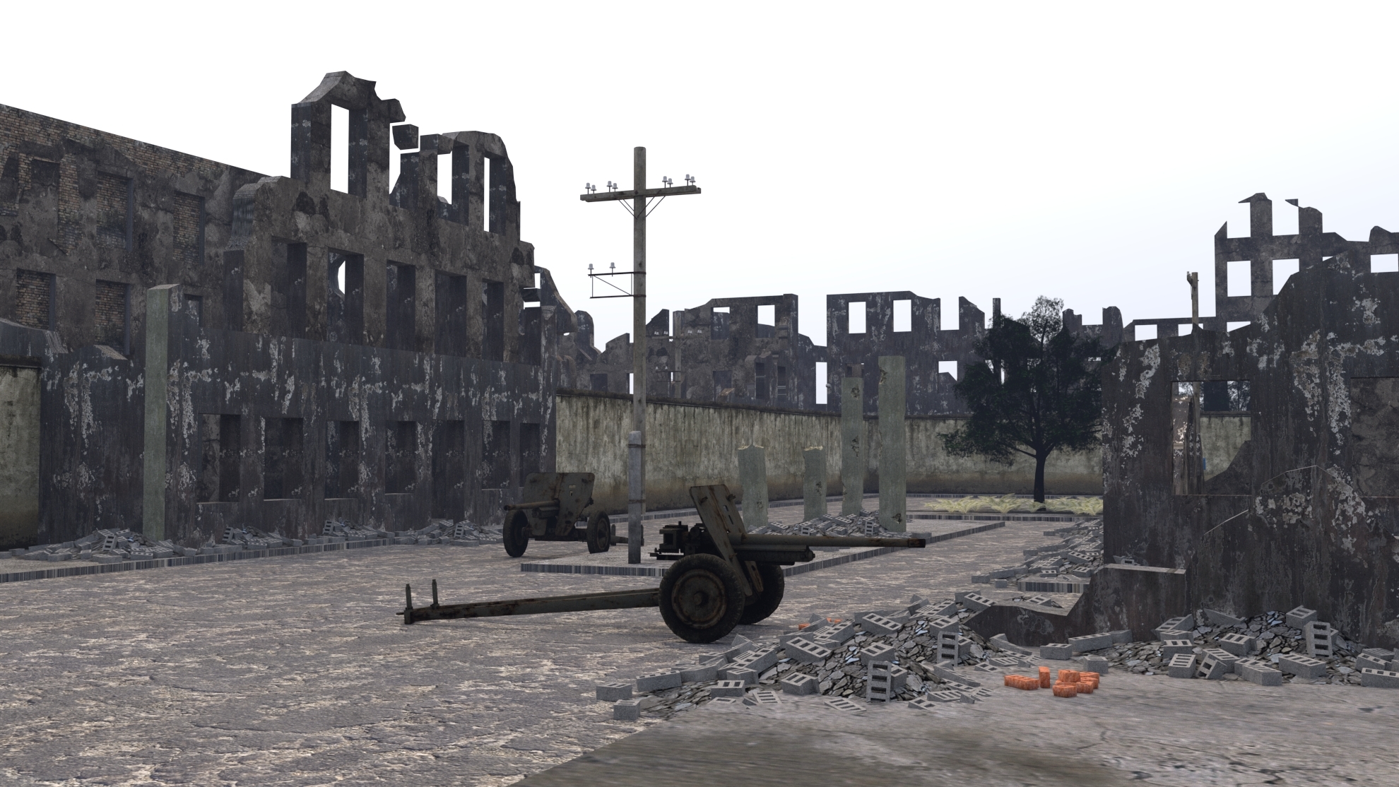 3D city ww2 model - TurboSquid 1472219