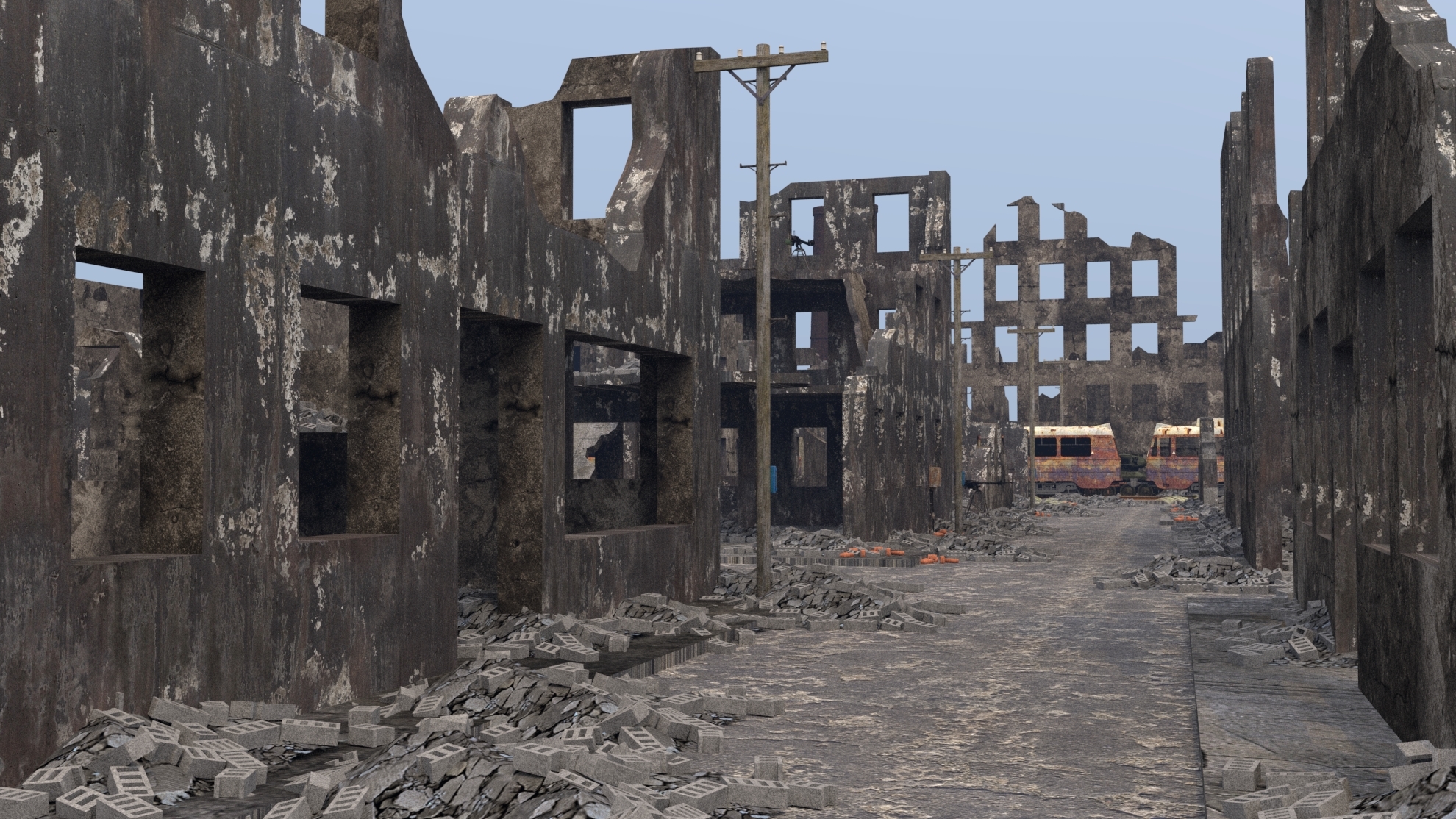 3D city ww2 model - TurboSquid 1472219