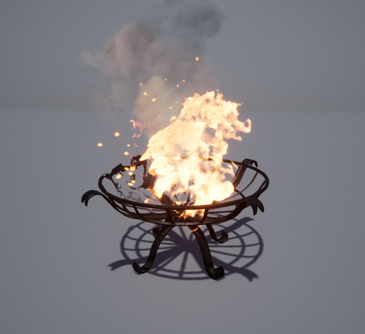Medieval brazier 3D model - TurboSquid 1472225