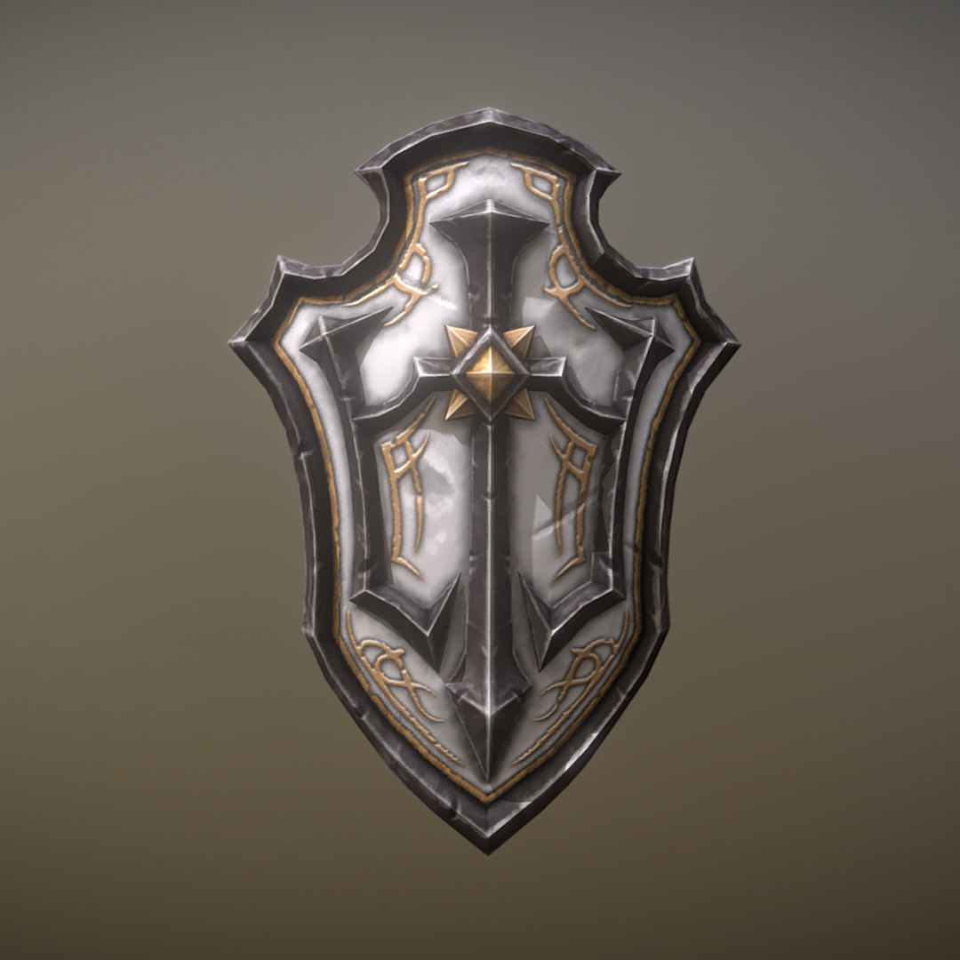 3D shield mmorpg - TurboSquid 1472274