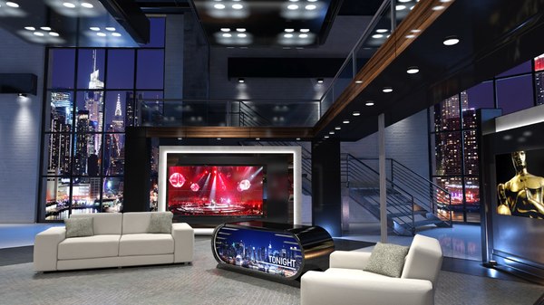 Virtual set studio 3D model - TurboSquid 1470440