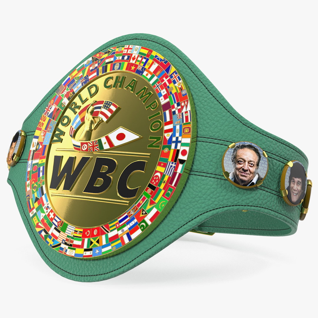 3D model wbc champion belt - TurboSquid 1472475