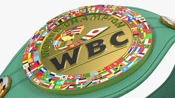3D model wbc champion belt - TurboSquid 1472475