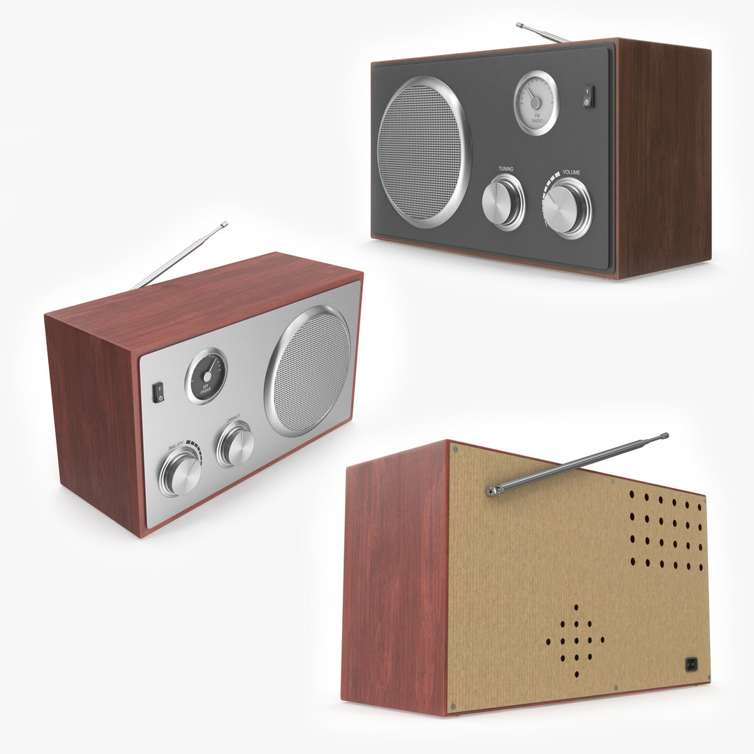 Retro radio 3D model - TurboSquid 1472487