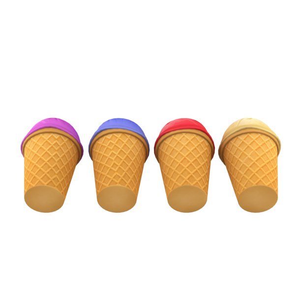 3D cartoon ice cream model - TurboSquid 1472560