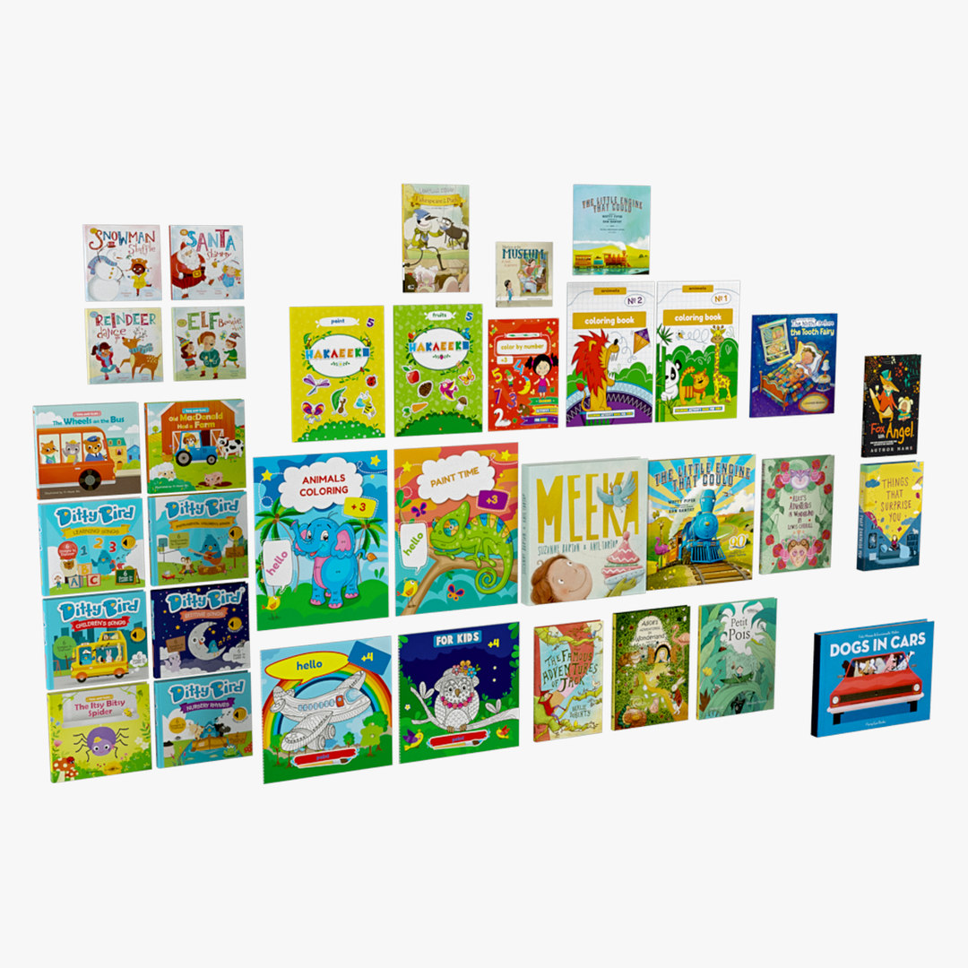 3D books kids - TurboSquid 1472611