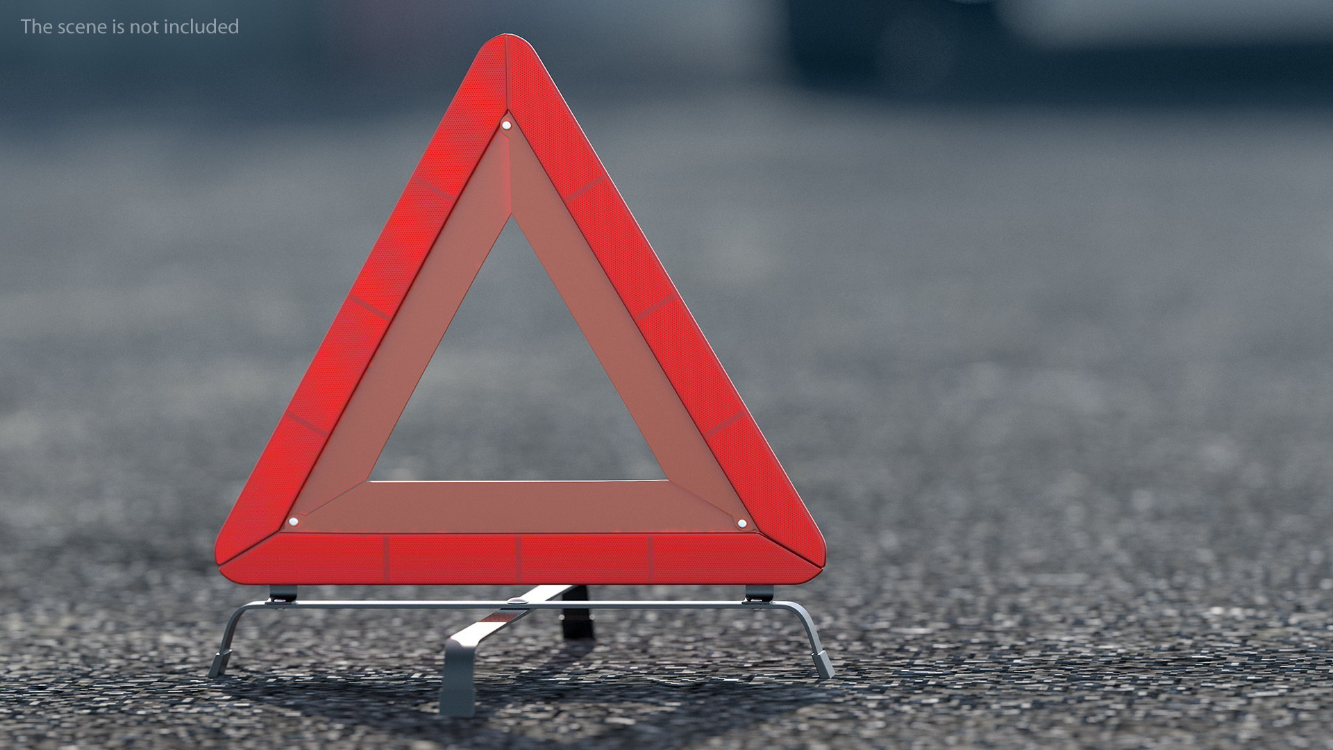 Emergency warning triangle 3D model - TurboSquid 1472662
