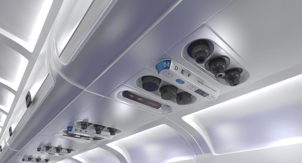 3D airplane interior model - TurboSquid 1472701