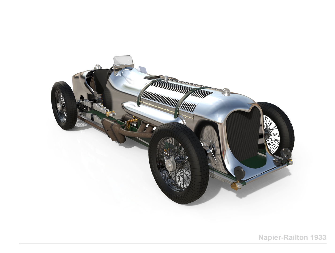 Napier-railton race car railton 3D model - TurboSquid 1472817