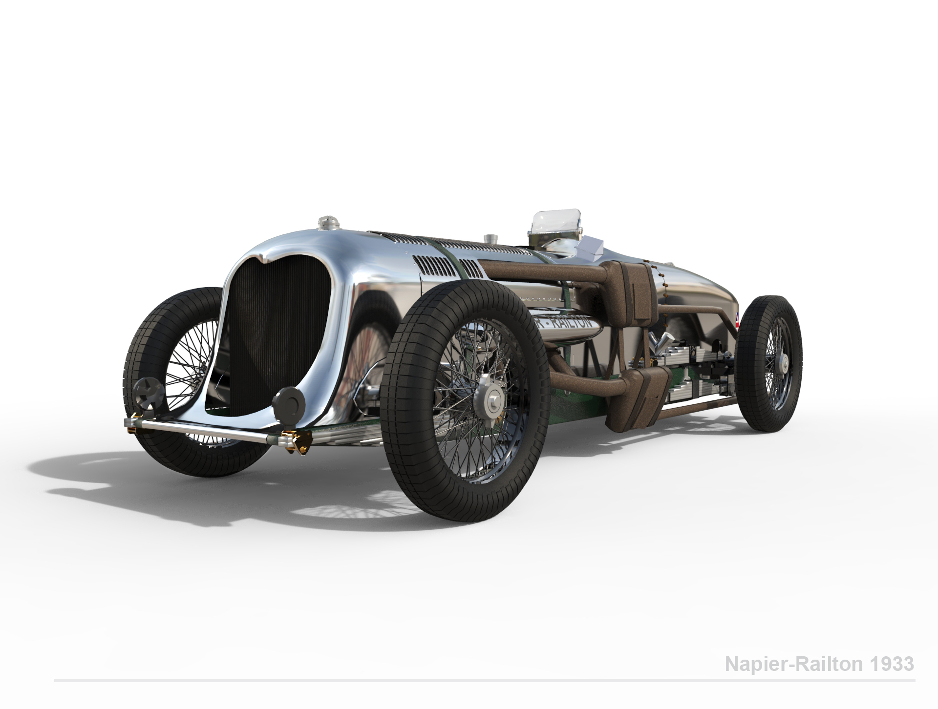 Napier-railton race car railton 3D model - TurboSquid 1472817