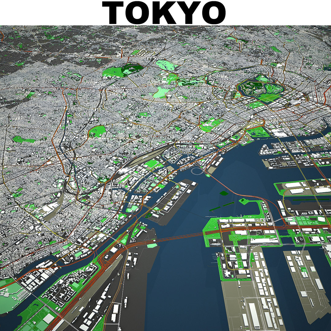 3D tokyo cityscape model - TurboSquid 1472822