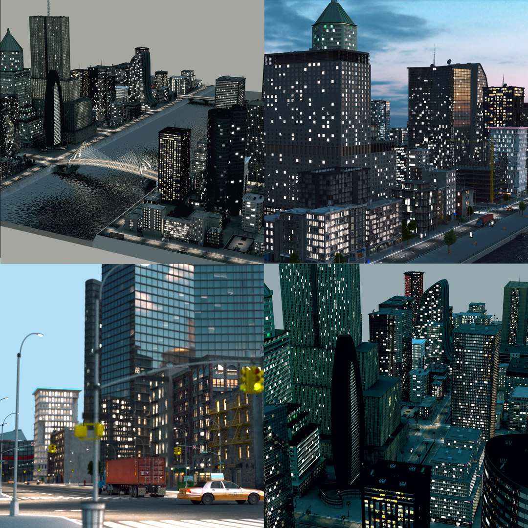 City 3D model - TurboSquid 1472583