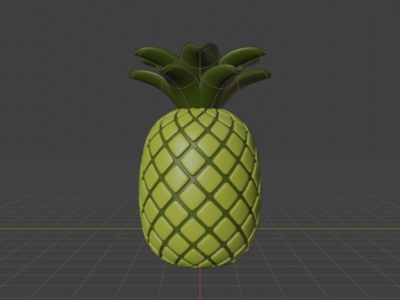 Cartoon ananas 3D - TurboSquid 1472895