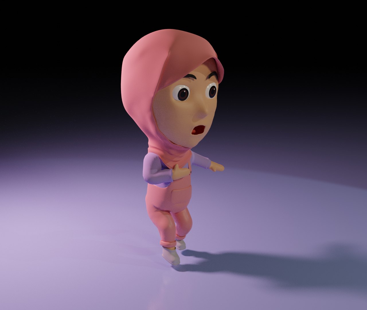 3D model animation girl - TurboSquid 1472847