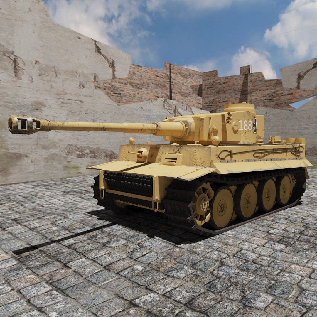3D tiger tank model - TurboSquid 1472929