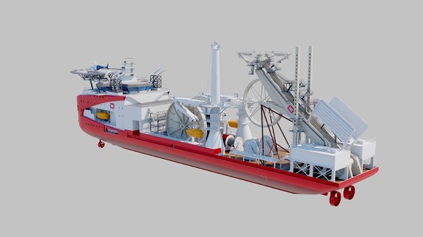 IHC Reel Lay Vessel Modelo 3D - TurboSquid 1472972