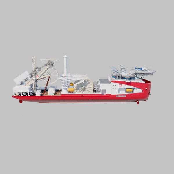 IHC Reel Lay Vessel Modelo 3D - TurboSquid 1472972
