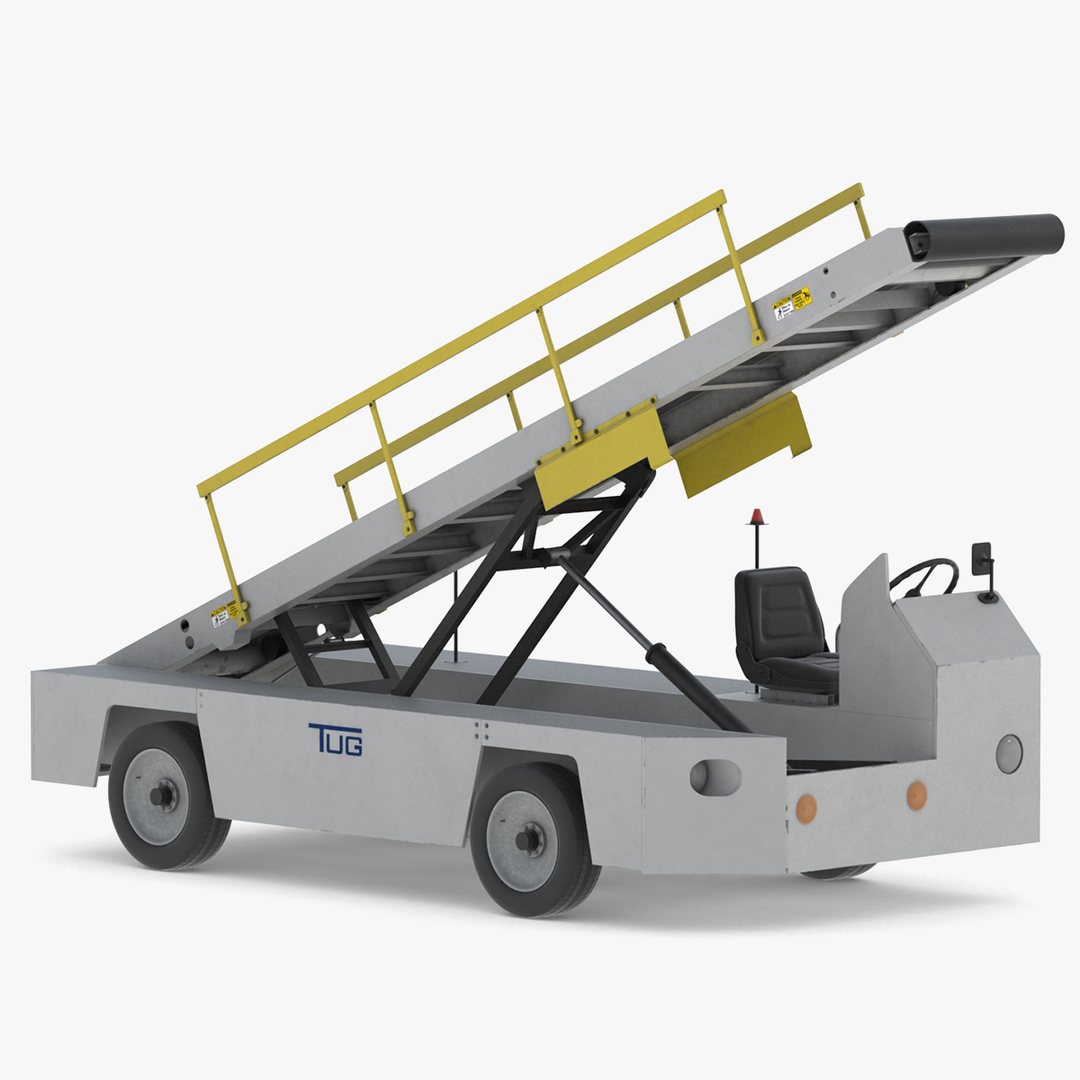 Conveyor belt loader 3D - TurboSquid 1473014