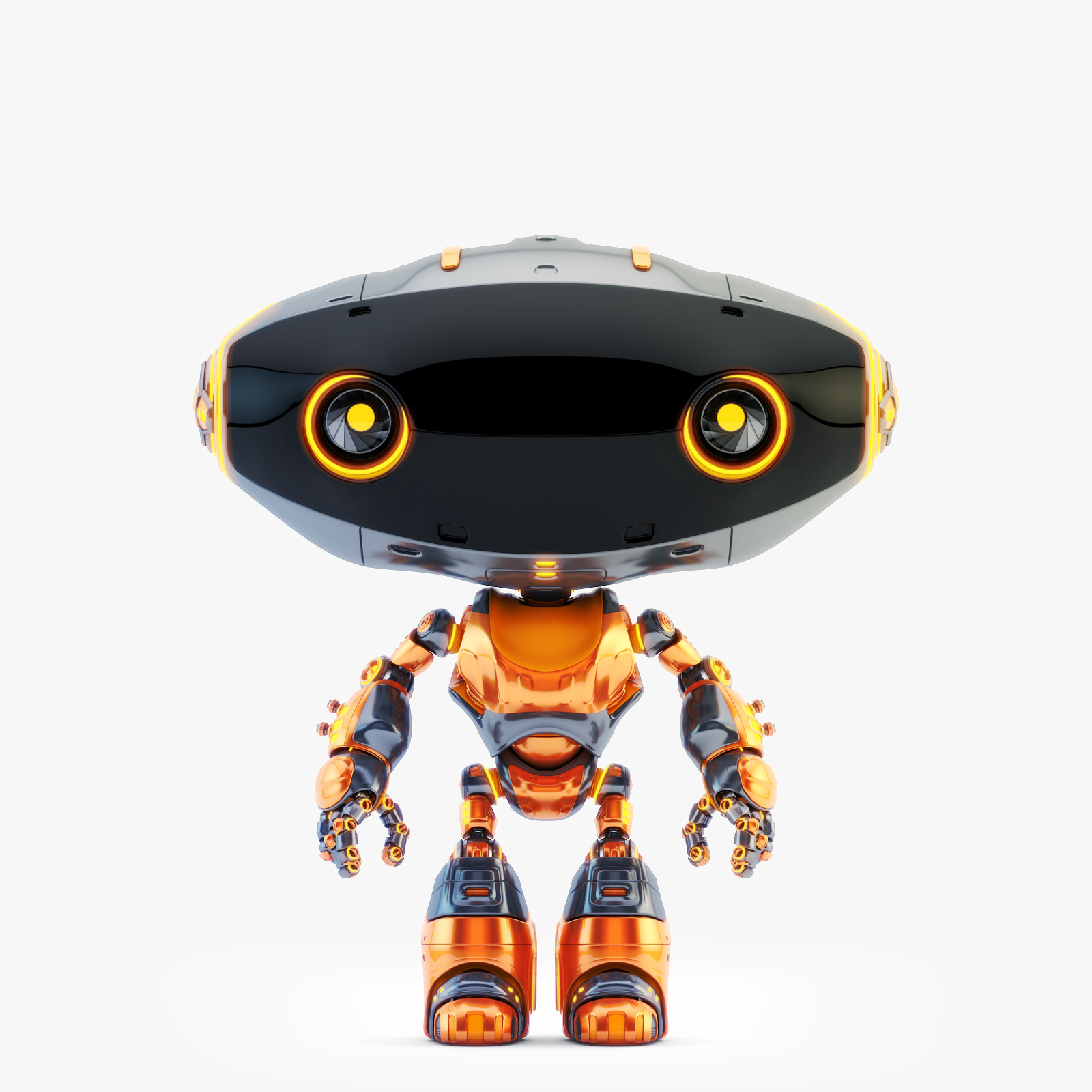 3D lovely frog robot toy-companion model - TurboSquid 1473265