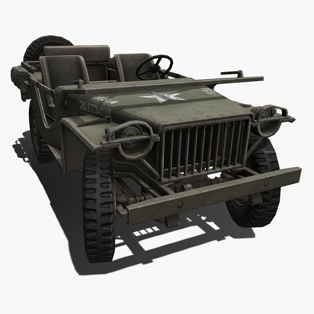 3D american bantam brc40 model - TurboSquid 1473284