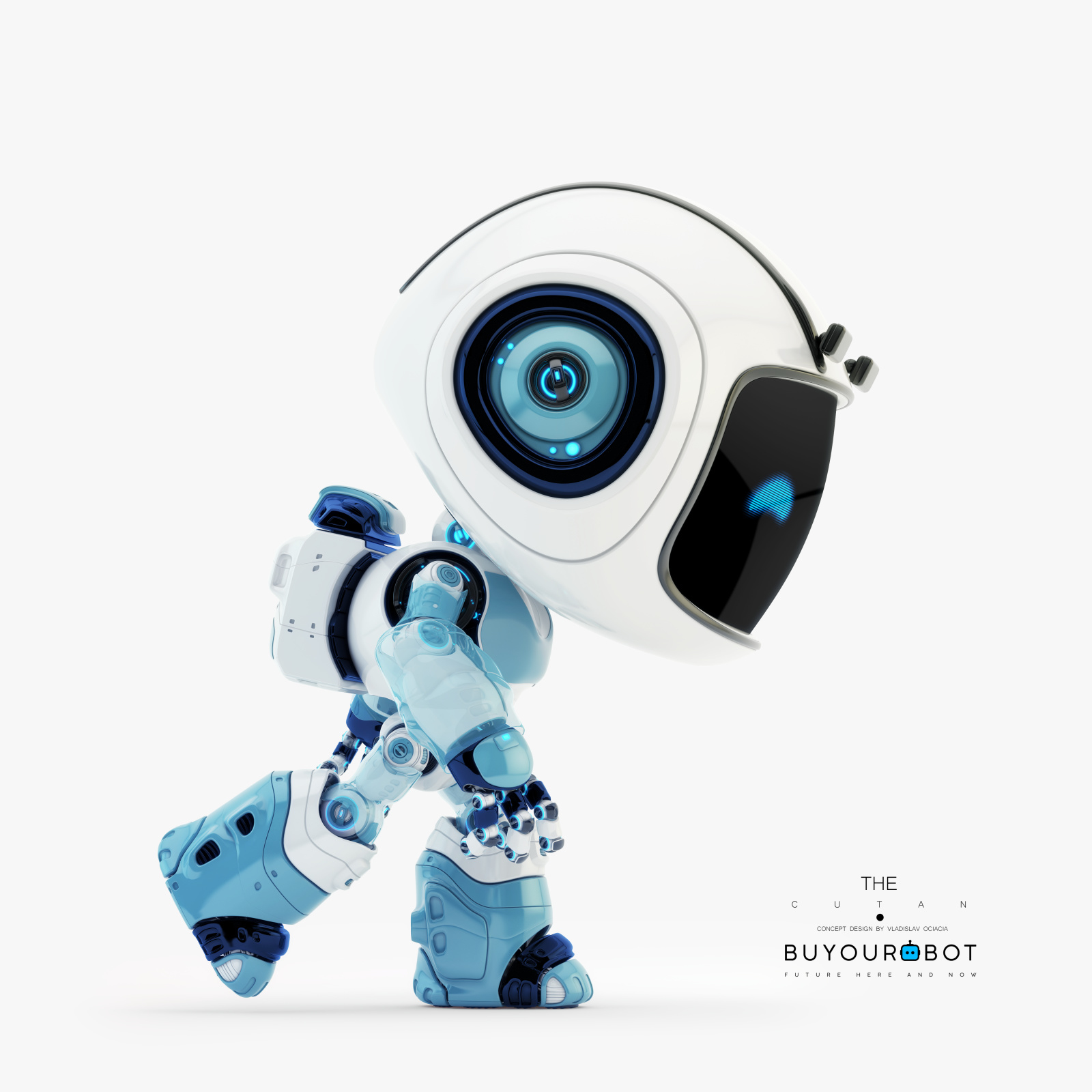 Lovely robot - friendly model - TurboSquid 1473296