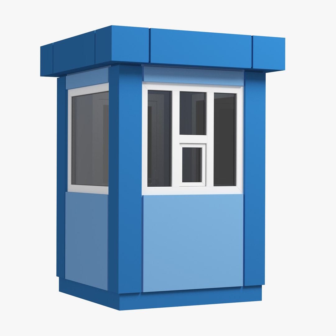 Security booth 01 3D model - TurboSquid 1473365