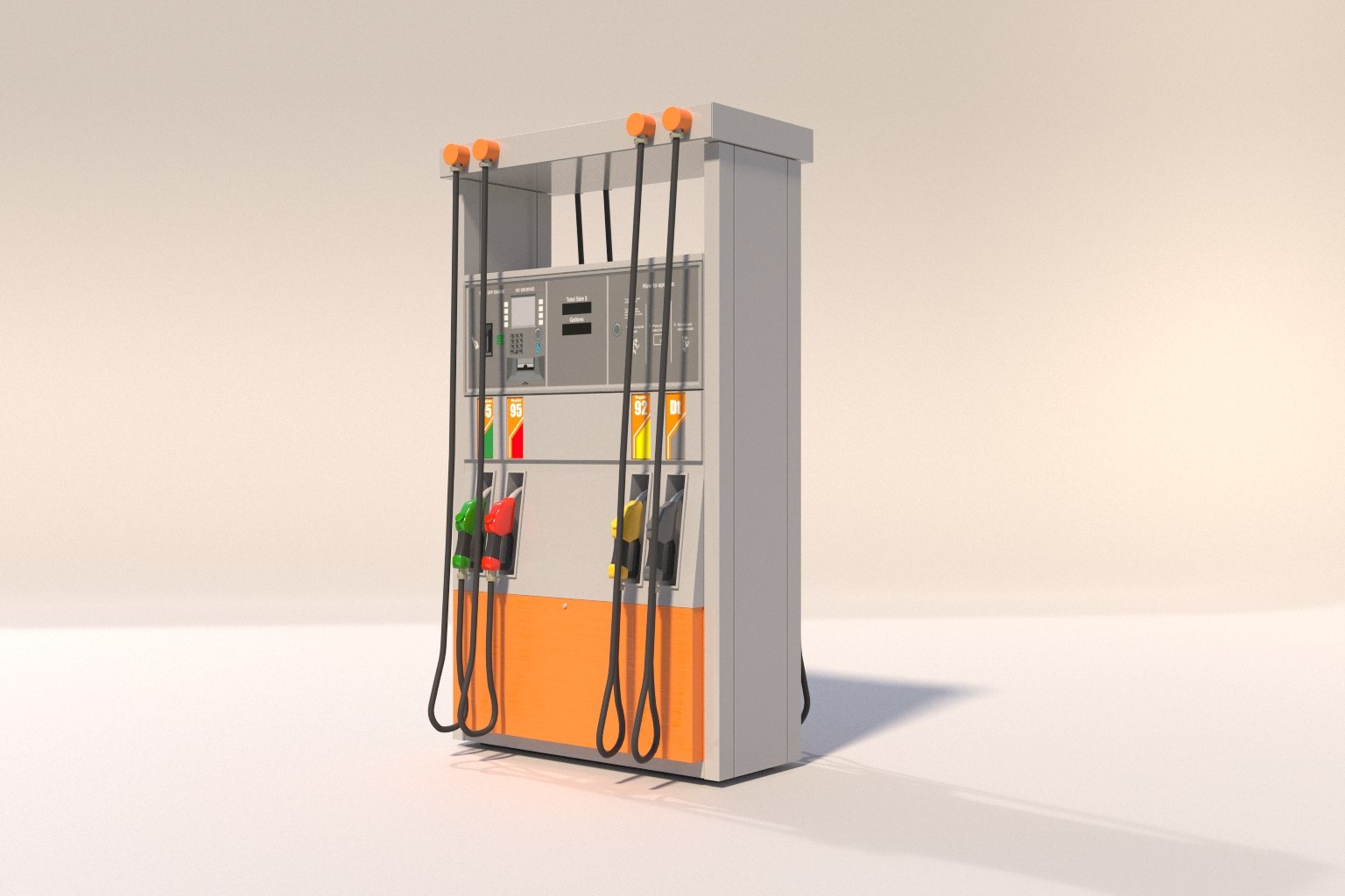 3D model gas pump - TurboSquid 1473390
