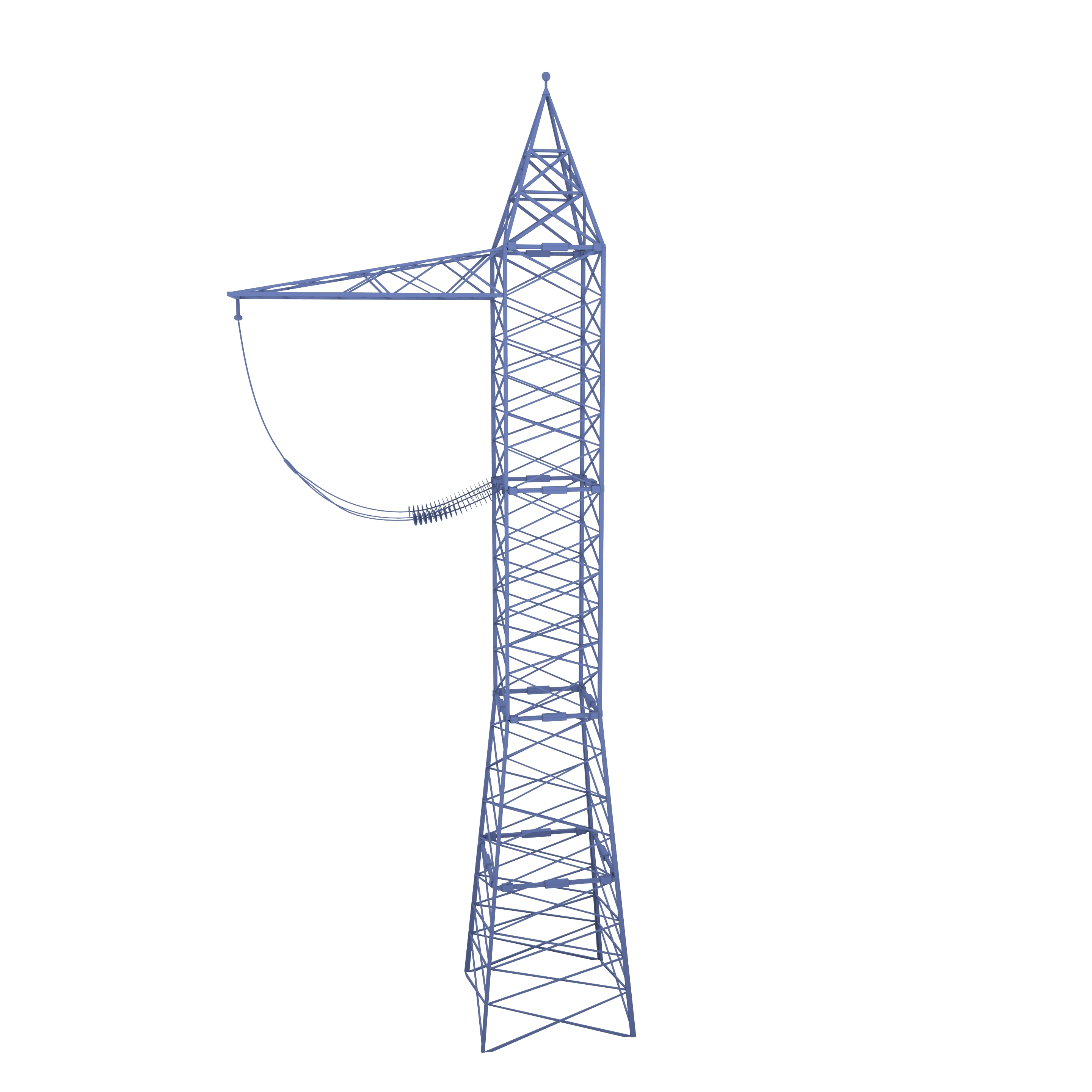 Strommast 17 verwittert 3D-Modell - TurboSquid 1473449