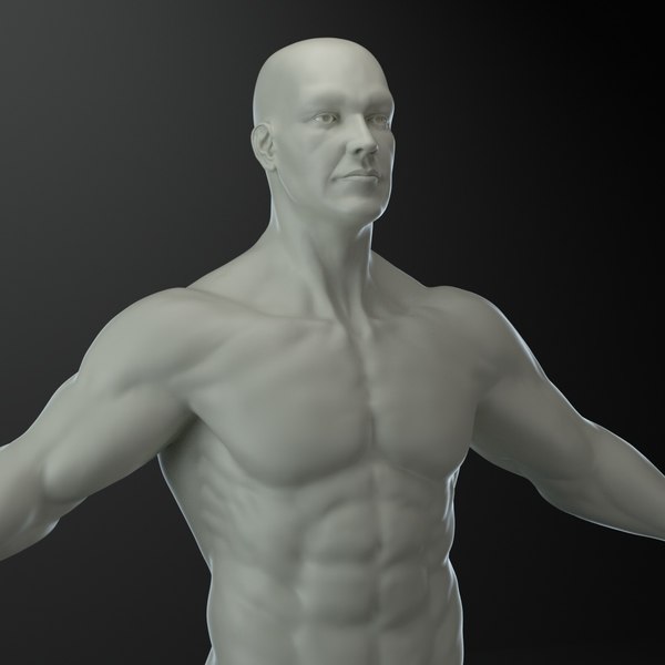 Male body 3D model - TurboSquid 1428179