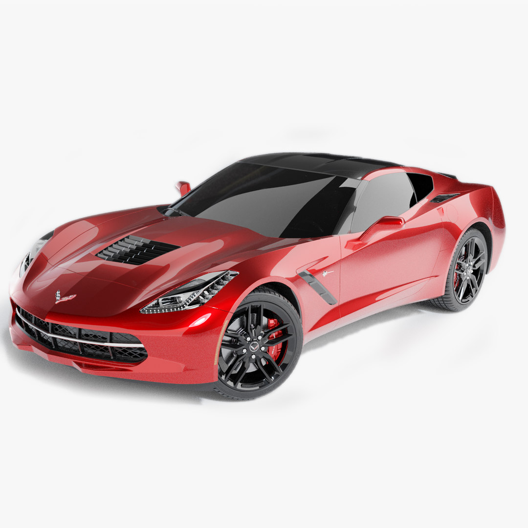 Chevrolet corvette stingray c7 3D model - TurboSquid 1473539