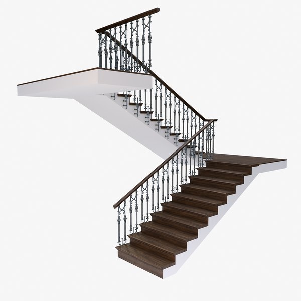 3d Stair Step Model Turbosquid 1473765
