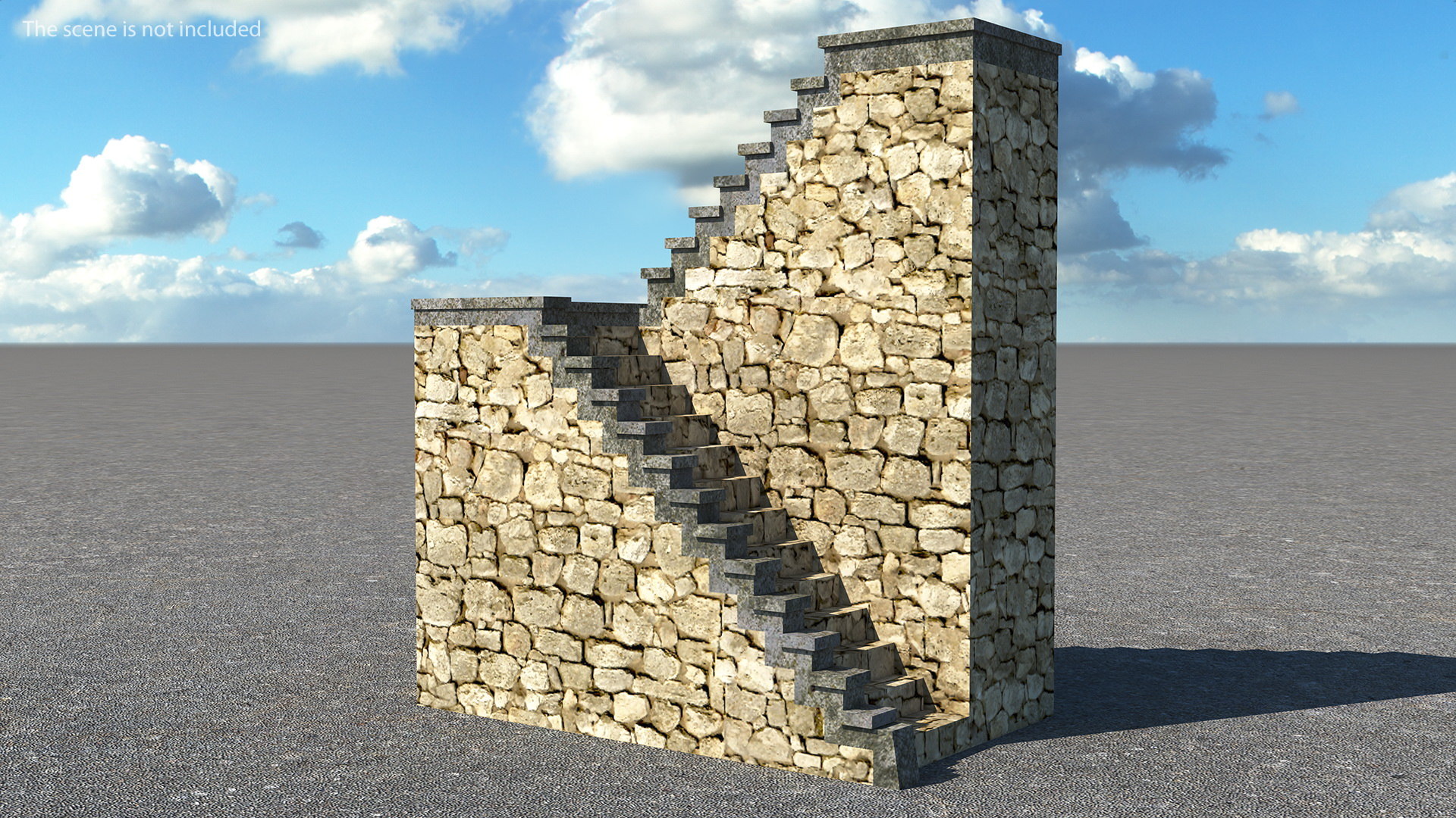 Stone ladder 3D model - TurboSquid 1474179