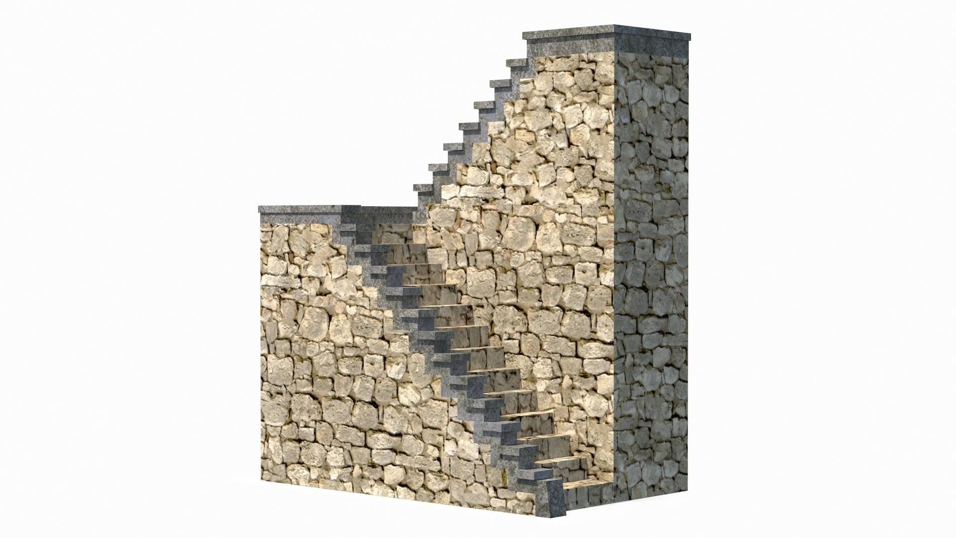 Stone ladder 3D model - TurboSquid 1474179
