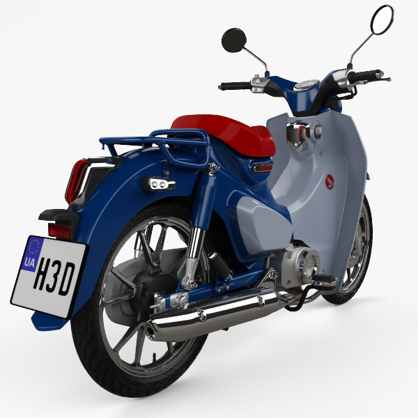 Honda super cub 3D model - TurboSquid 1473822