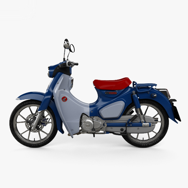 Honda super cub 3D model - TurboSquid 1473822