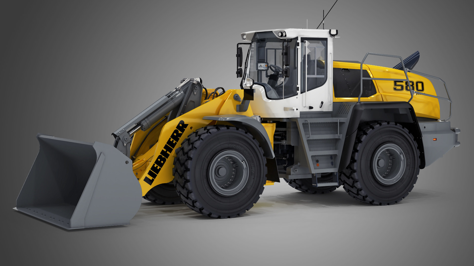 Liebherr L580 XPower Radlader 3D-Modell - TurboSquid 1473911