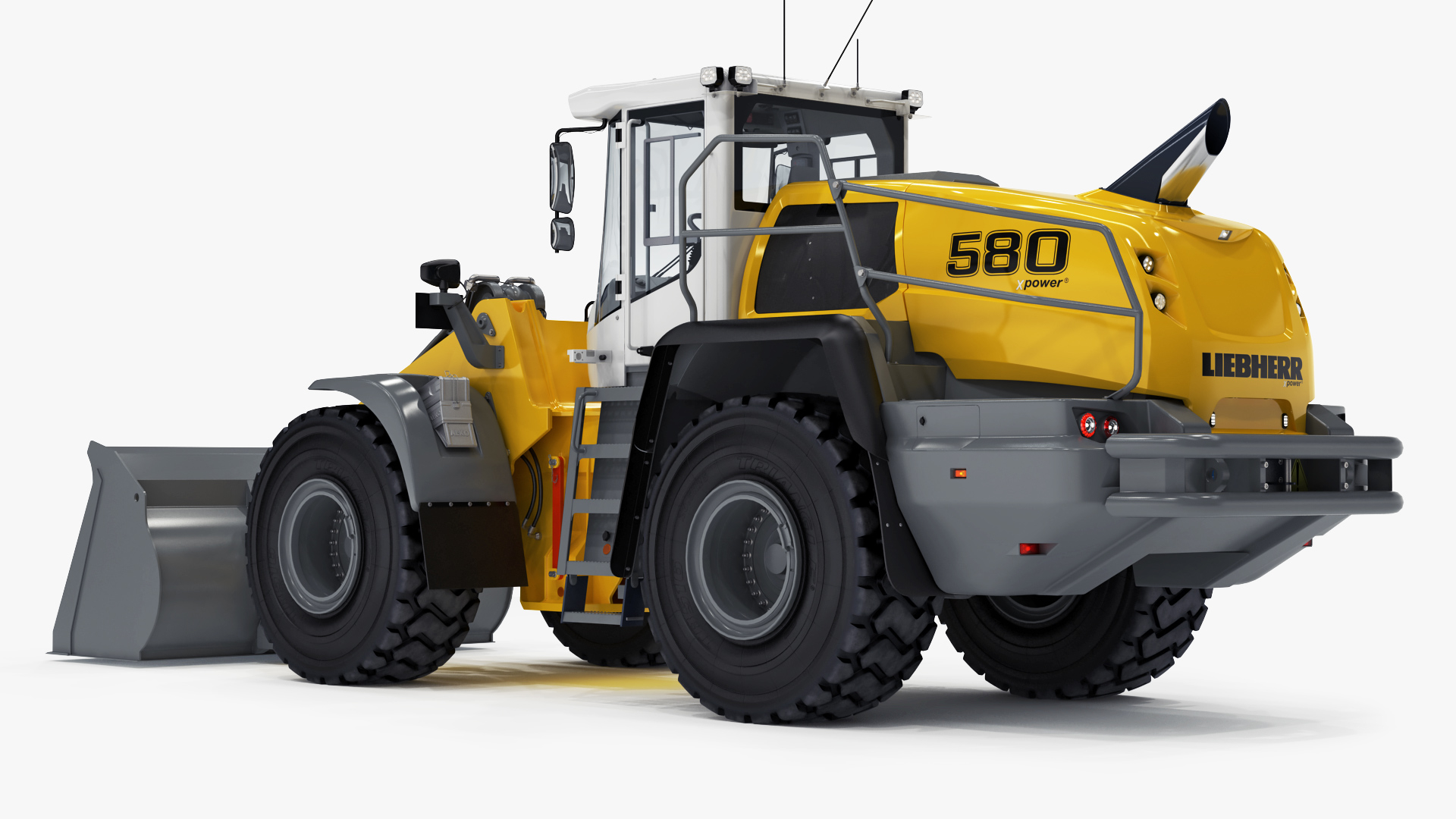 3D liebherr l580 xpower wheel loader - TurboSquid 1473911